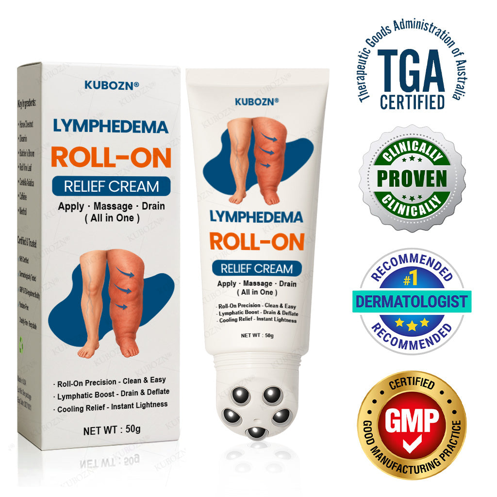 KUBOZN® Roll-On Cream for Lymphatic Drainage & Swelling Relief – KBZAU ...